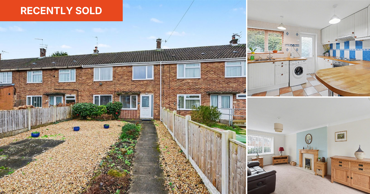 3 bed terraced house for sale in Longlands Road, Beeston Rylands ...