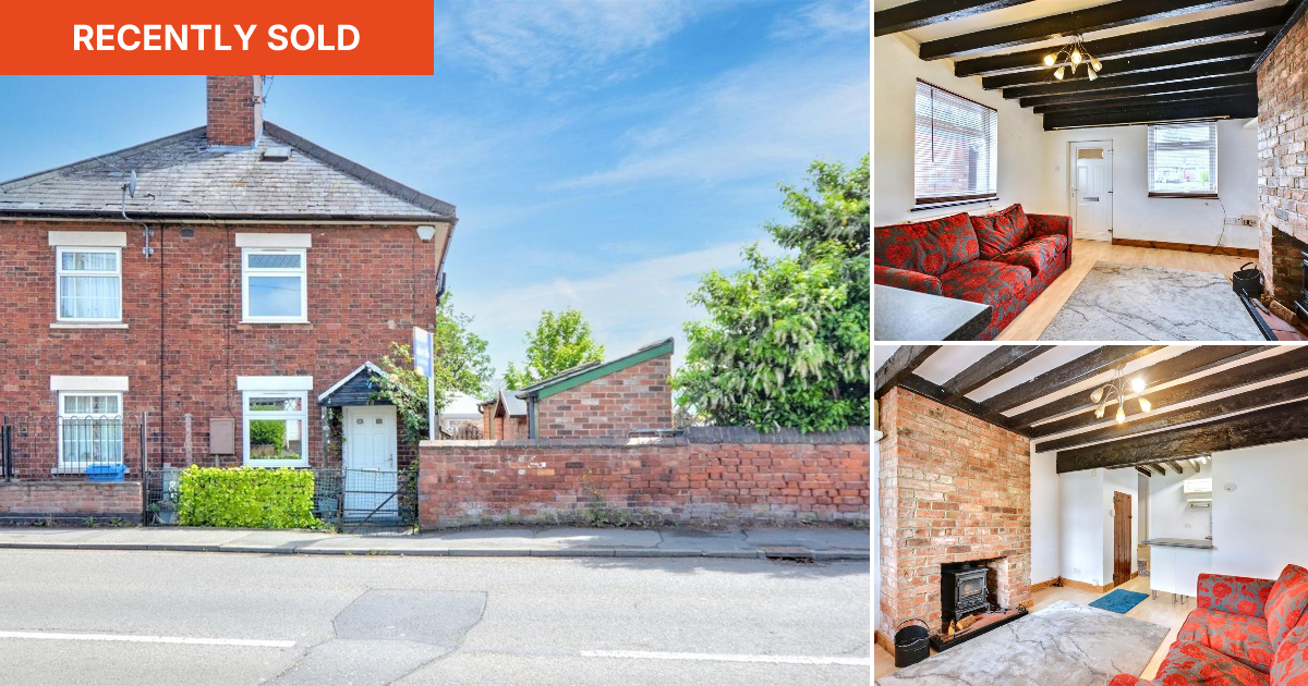 1 bed semi-detached house for sale in Longmoor Lane, Sandiacre, Nottingham