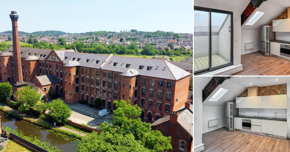 1 bed flat for sale in Springfield Mill, Sandiacre, Nottingham